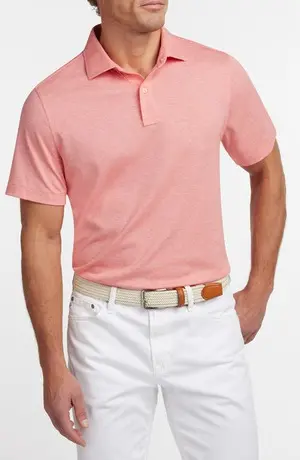 David Donahue Connery Cotton Polo - Grenadine