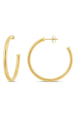 SHYMI Thin Tube Hoop Earrings - Gold
