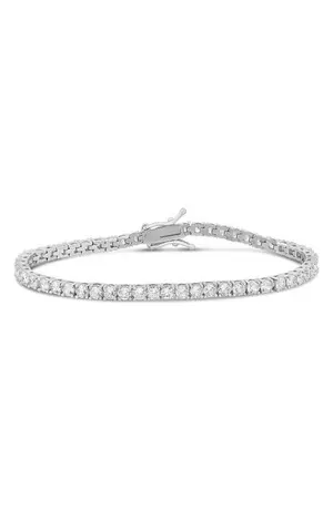 SHYMI Cubic Zirconia Tennis Bracelet Silver