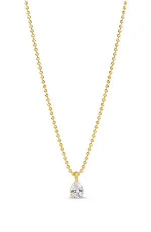 SHYMI Cubic Zirconia Pendant Necklace - Gold