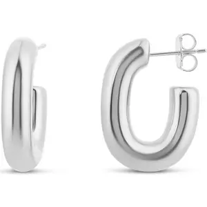 SHYMI U-hoop Earrings - Silver