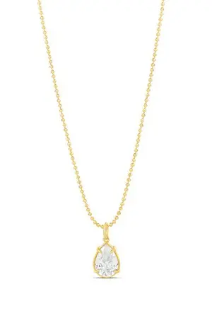 SHYMI Cubic Zirconia Pendant Necklace - Gold