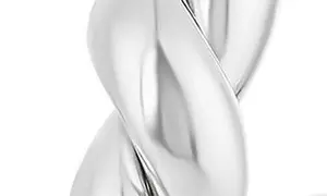 SHYMI Twist Hoop Earrings - Silver