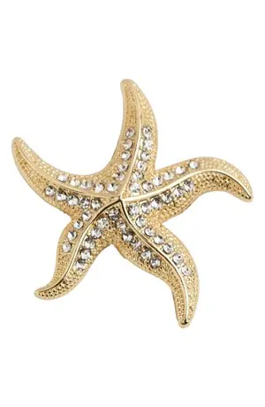 PANACEA Starfish Brooch Gold