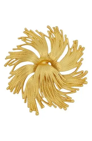 PANACEA Floral Brooch - Gold
