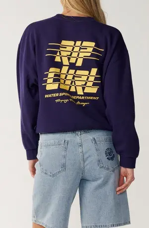 Rip Curl Crewneck Sweatshirt - Deep Blue
