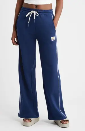 Rip Curl Surf Spliced Flare Leg Sweatpants - Dark Navy