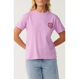 Rip Curl Surf Puff Party Pack Graphic T-shirt - Bright Lilac