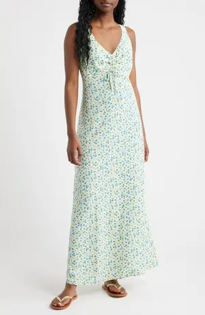 Rip Curl Surf Side Maxi Dress - Light Yellow