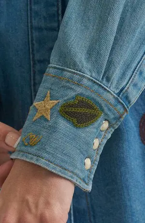 Wrangler Embroidered Snap-up Shirt