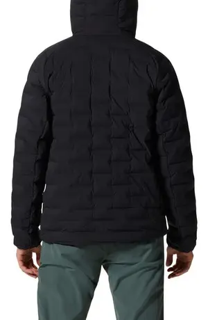 Mountain Hardwear Stretchdown™ 700-fill-power Down Hooded Jacket - Black