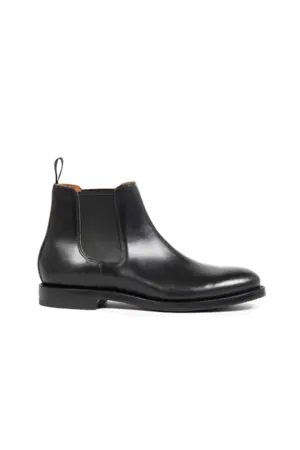 GRANT STONE Chelsea Boot - Black Chromexcel