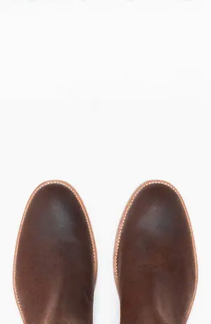 GRANT STONE Chelsea Boot - Dark Oak Roughout