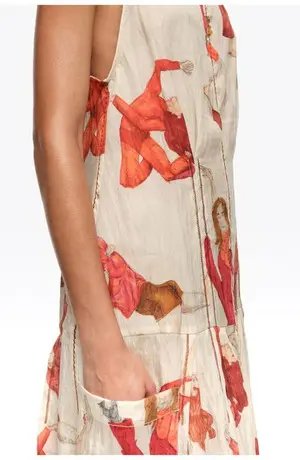 Bimba Y Lola A-line Strappy Midi Dress