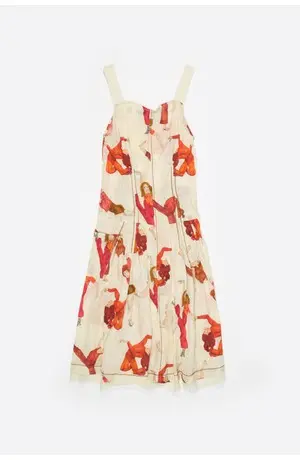 Bimba Y Lola A-line Strappy Midi Dress