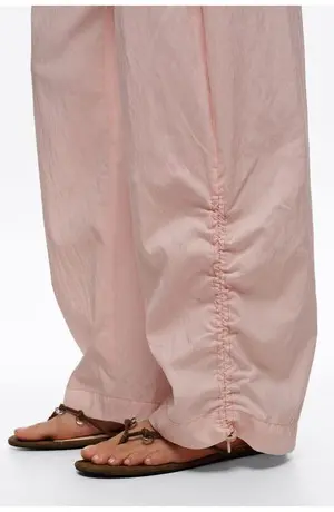 Bimba Y Lola Gathered Jogger Trousers - Light Pink