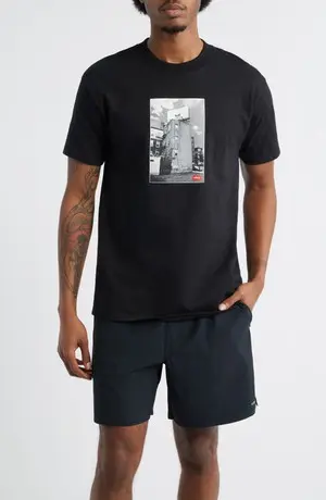 Obey Boston Billboard Cotton Graphic T-shirt