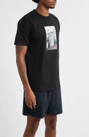 Obey Boston Billboard Cotton Graphic T-shirt