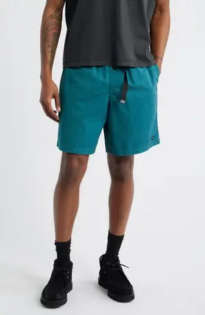 Obey Easy Belted Trail Shorts - Mediterranea Faded Wash