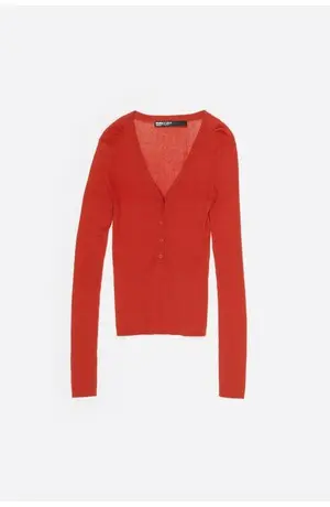 Bimba Y Lola Fitted Ribbed Sweater