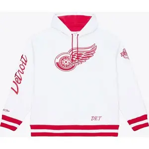 Mitchell & Ness Detroit Red Wings Arctic Fleece Hoodie - White