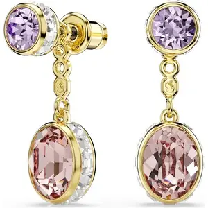 SWAROVSKI Chroma Crystal Drop Earrings - Gold/multi