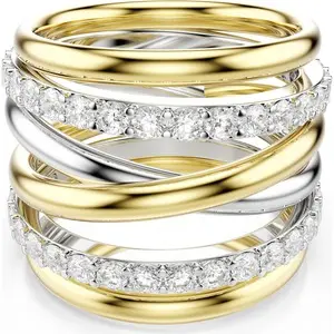 SWAROVSKI Hyperbola Stackable Rings Set Of 3