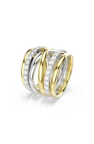 SWAROVSKI Hyperbola Stackable Rings Set Of 3