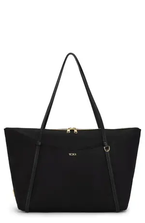 Tumi Voyageur Q Tote Bag - Black/gold