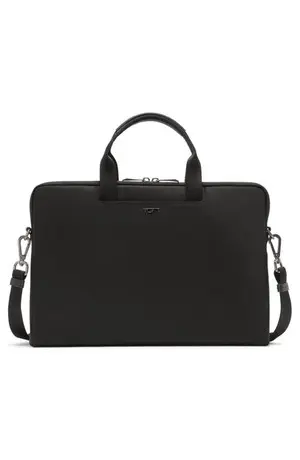 Tumi Laptop Crossbody - Black/gunmetal