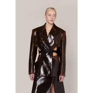 ROKSANDA Aamina Faux Leather Jacket