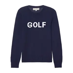 ELLSWORTH + IVEY Classic Golf Crewneck - Navy/ivory