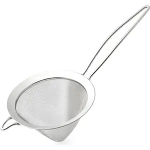 CUISIPRO 14 Inch Cone Strainer - Silver