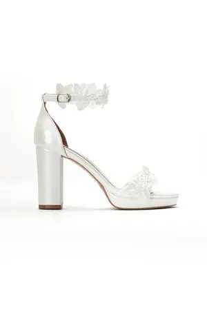 FOREVER & ALWAYS SHOES Isadora Lace Bridal Heel