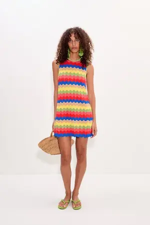 SIMONMILLER Moji Wave Mini Dress
