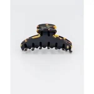 Alexandre De Paris Notre Dame Hair Claw Clip - Black And Tortoise