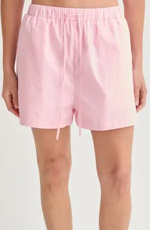 CRESCENT Oversized Poplin Shirt Two-piece Set