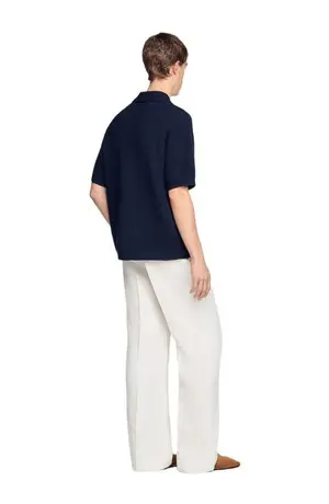 Sandro Jute Shirt - Navy Blue