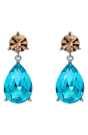 Ted Baker London Tearsa Crystal Teardrop Earrings - Silver
