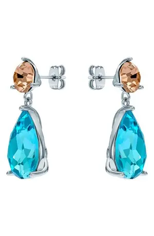 Ted Baker London Tearsa Crystal Teardrop Earrings - Silver