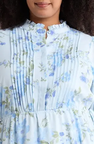 SUGARLIPS Floral Pleated Midi Dress