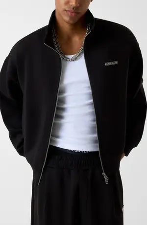 Guess Scuba Knit Cropped Jacket