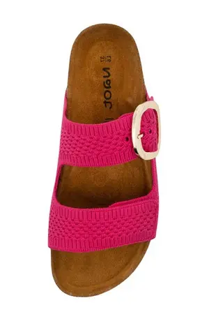 Naot Miami Slide Sandal - Fuschia Knit