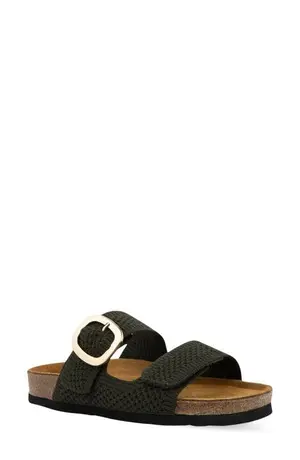 Naot Miami Slide Sandal - Olive Knit