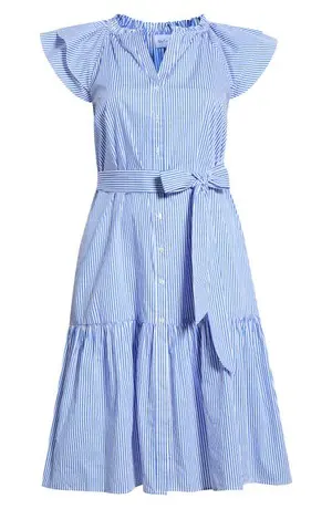 SUGARLIPS Sherah Stripe Midi Dress