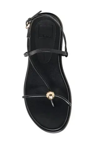 Dolce Vita Strappy Sandal - Black Leather