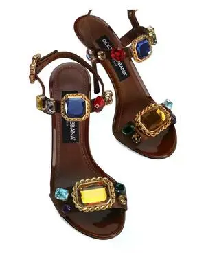Dolce & Gabbana Keira 2.0 Sandals - Brown