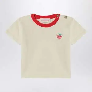 BOBO CHOSES T-shirt With Strawberry Embroidery