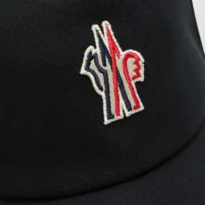 Moncler Baseball Cap With Logo Patch
