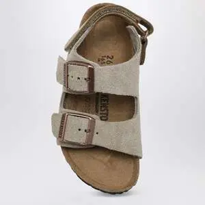 BIRKENSTOCK Milano Suede Sandals - Beige